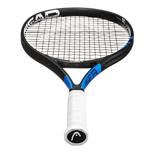 HEAD Graphene Laser Oversize Pre-Strung Tennis Racquet with Large Sweetspot and Power, Black/Blue
