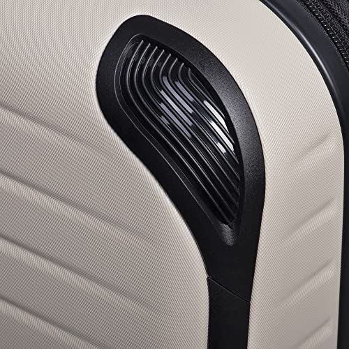 it luggage Lineal 3 Piece Hardside 8 Wheel Expandable Spinner, Oyster Grey, 3 Pc Set