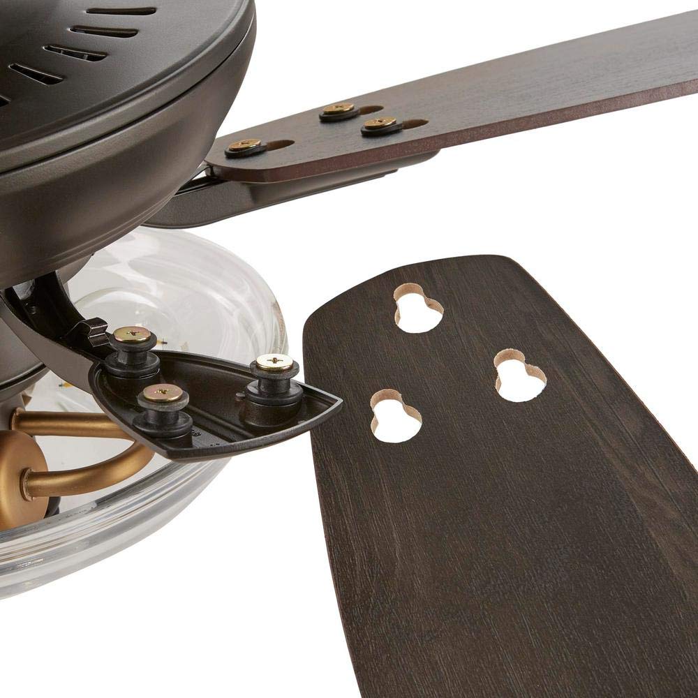 Home Decorators Collection Connor 54 in. LED Seville Bronze Dual-Mount Ceiling Fan with Light Kit and Remote Control