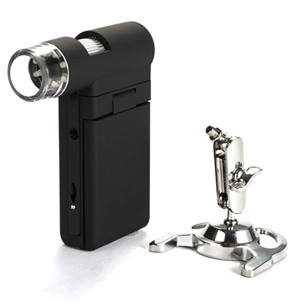 LXXSH 500X Mobile Digital Microscope 3'' LCD 5MP Foldable USB Lithium Battery 8 LED PC Magnifier Camera Tools