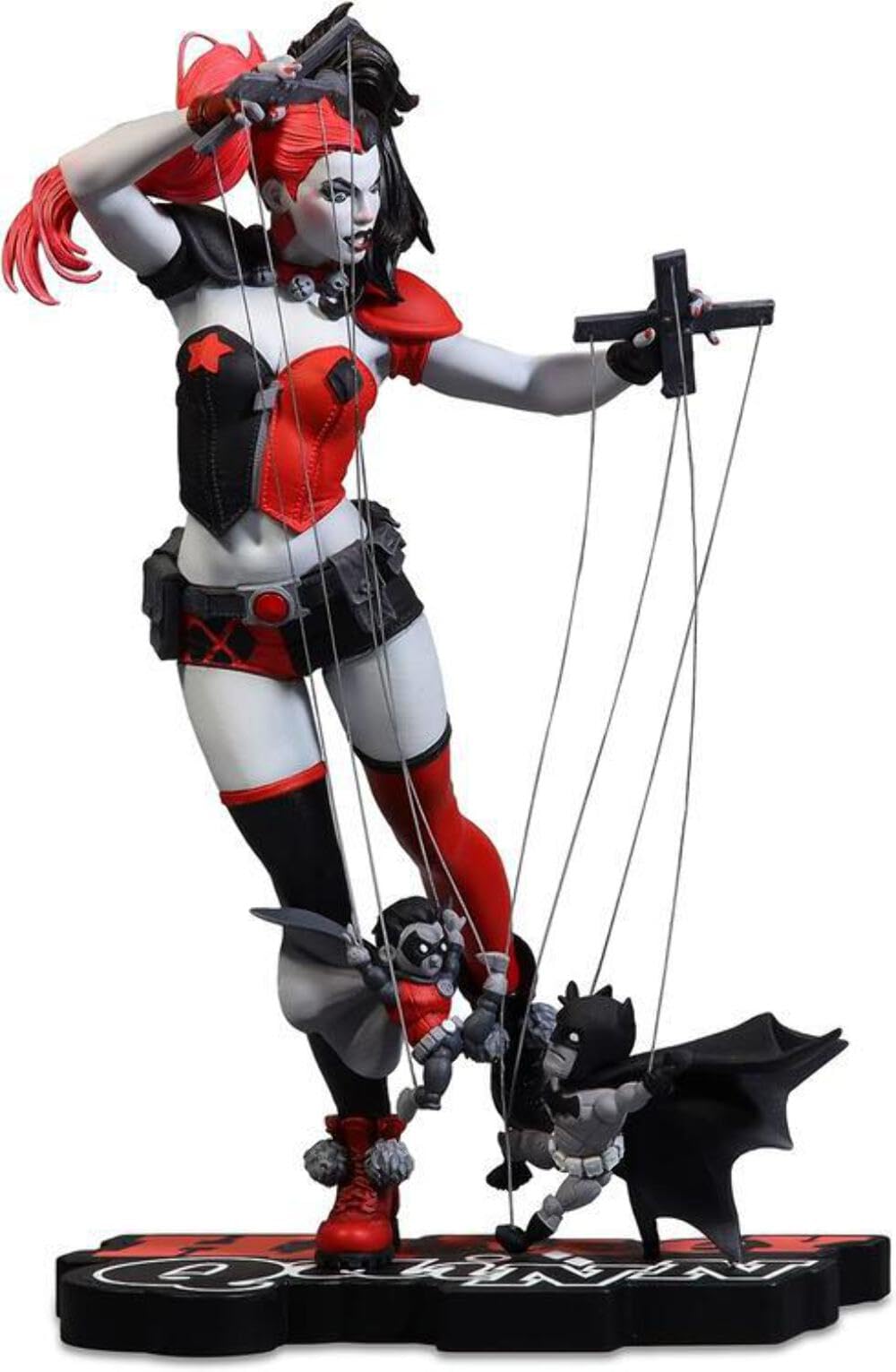 McFarlane Toys - DC Direct - Harley Quinn by Emanuela Lupacchino (Harley Quinn Red, White & Black) 1:10 Statue