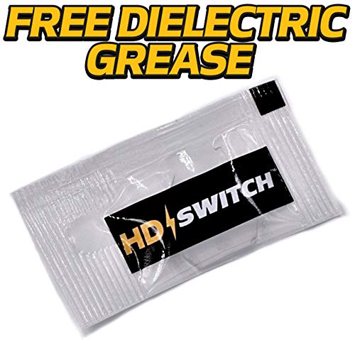 HD Switch 12V 50A Upgrade Waterproof Relay Replaces John Deere Hella 4RD 931 410, 4RD 931 410-08 007794301 H41410081 933332201 w/LED Indicator Upgrade & Free Dielectric Grease