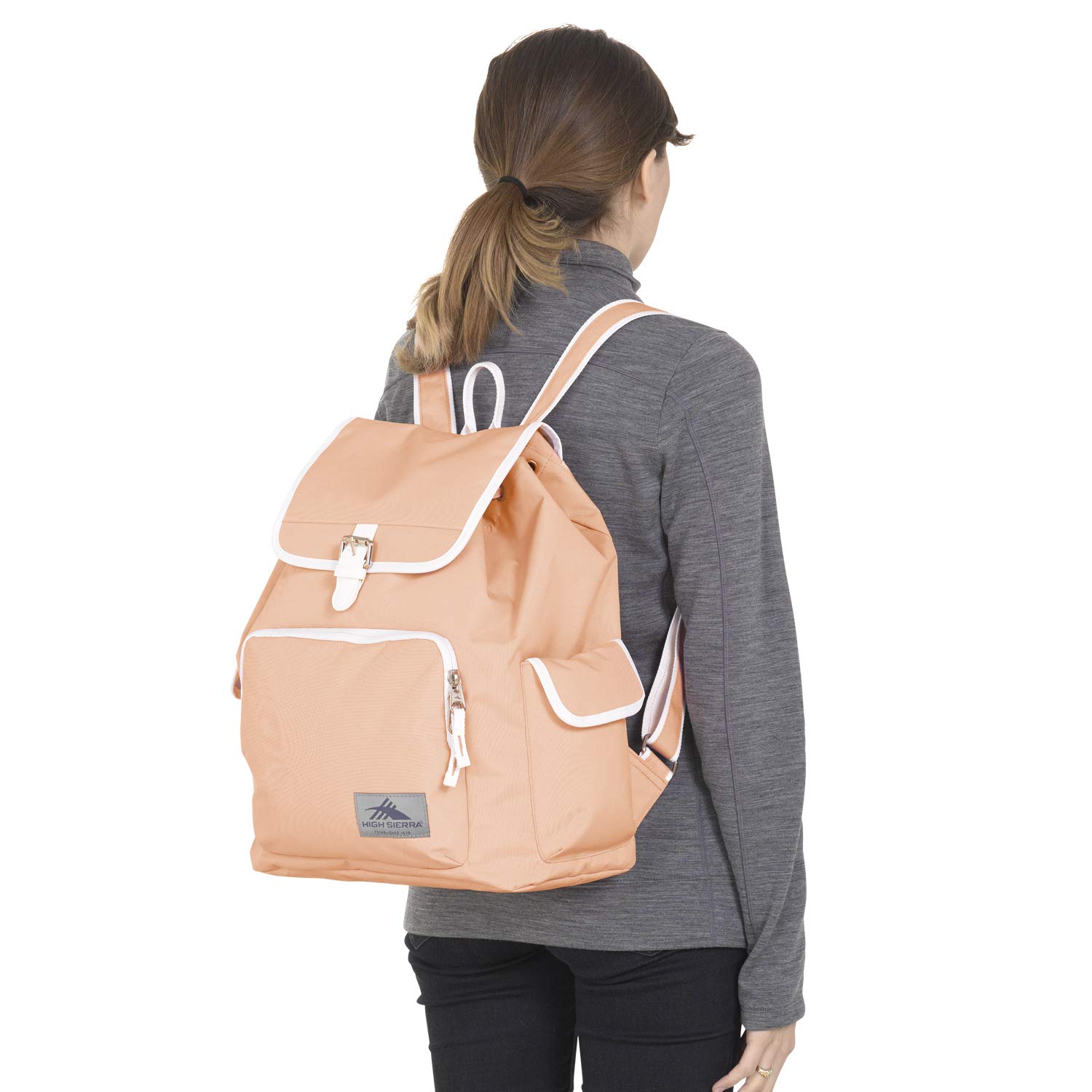 High Sierra Women's Elly Backpack, Iced Lilac/White, One Size