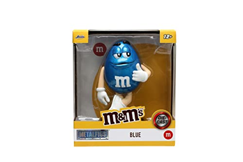Jada Toys M&M's 4" Blue Die-cast Collectible Figure, Toys for Kids and Adults (33237)