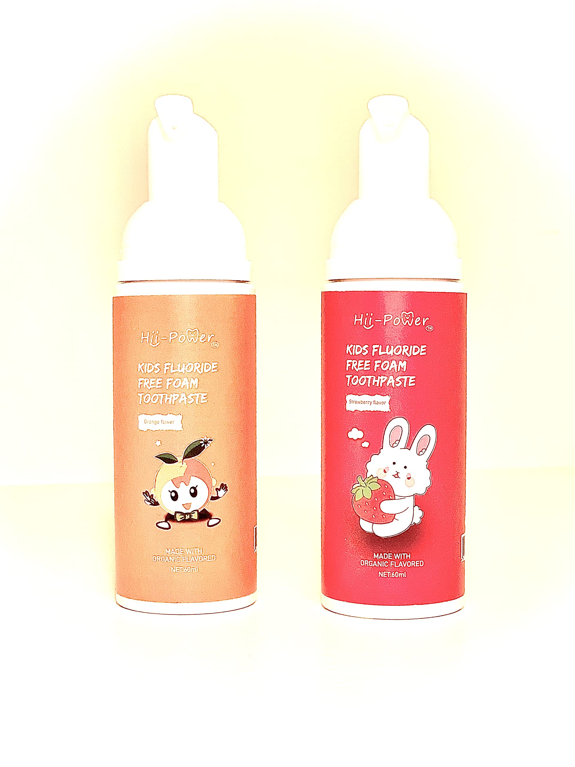 Hii-Power Kids Fluoride Free Foam Toothpaste (Strawberry)
