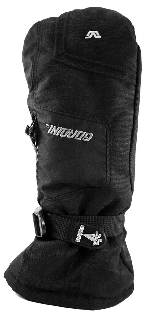 Gordini Kids' Ultra Drimax Gauntlet Mitten, Black, Large