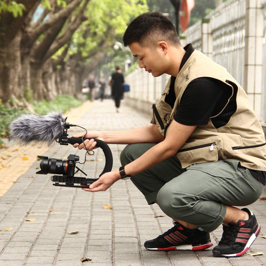 Hemobllo 1pc U-Shaped Dv Portable C-Frame Gimbal Stabilizer for Camera Handheld Gimbal Stabilizer Camera Stabilizer Camera Camcorder Stabilizer Non-Slip Sponge Sports Camera Stand