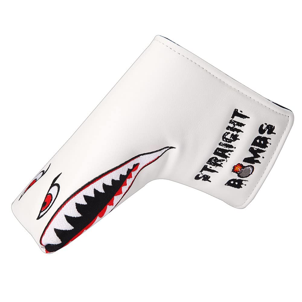 Golf USA Embroidery Blue Golf Blade Putter Headcover