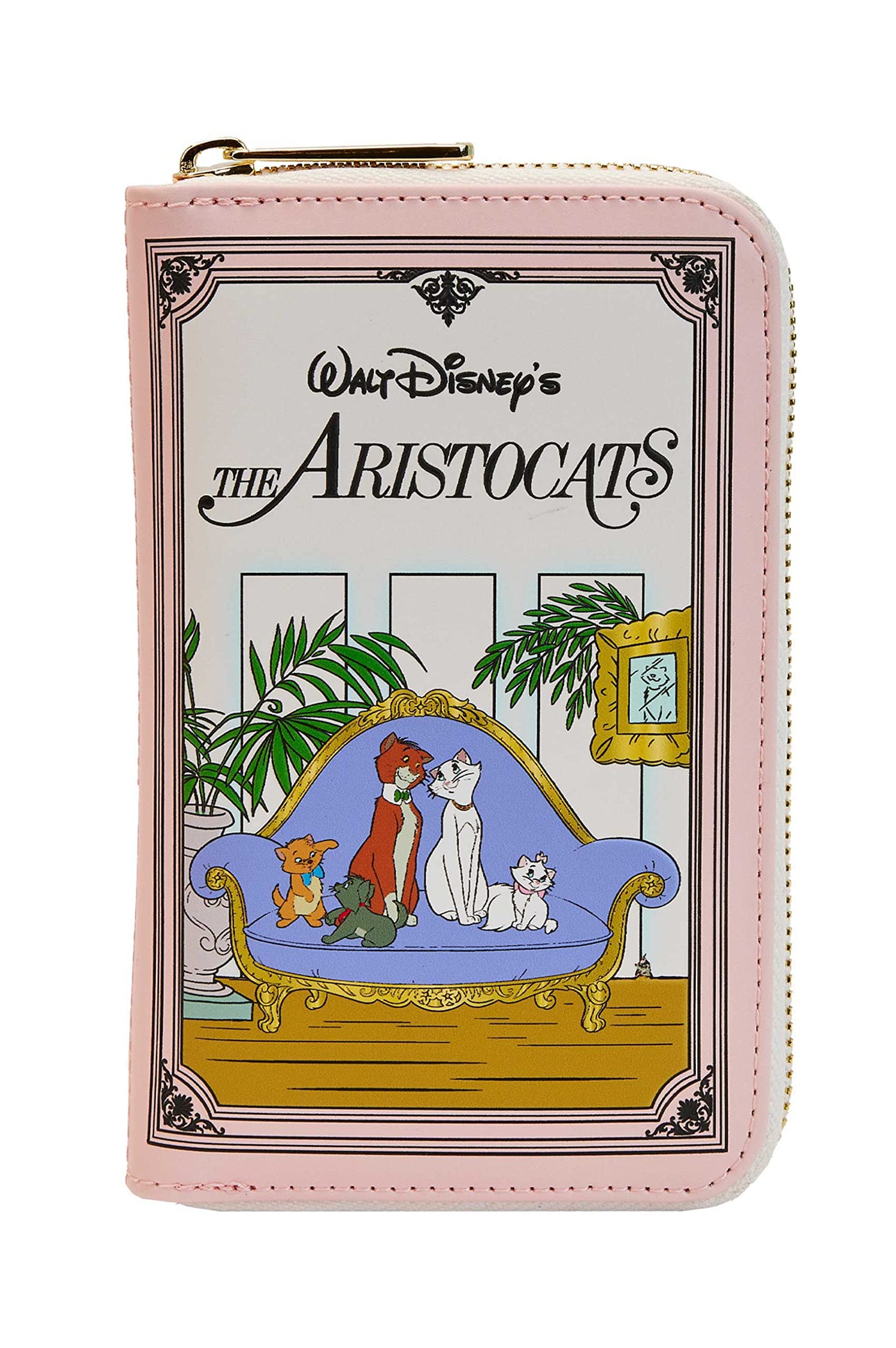Loungefly Disney The Aristocats Book Zip Around Wallet Standard