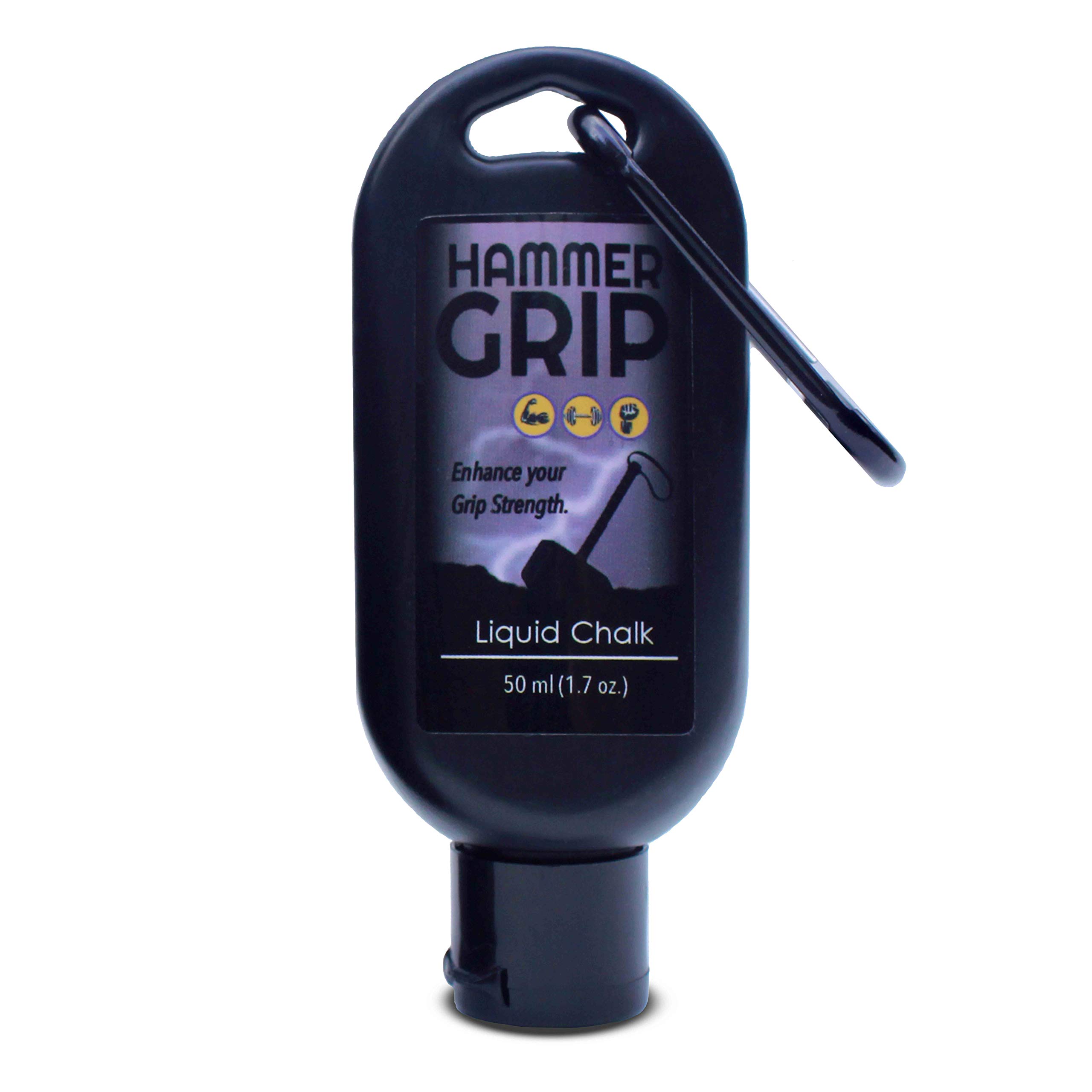 Hammer Grip Liquid Chalk – Ideal for Weightlifting, Gymnastics, Rock Climbing, Bowling, Gaming, Many More (250&50ml)