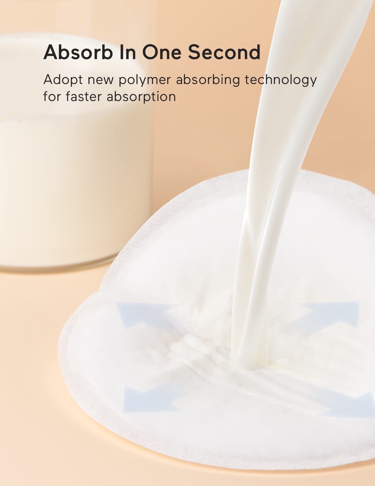 Momcozy Stay Dry Breastfeeding Pads & Disposable Milk Storage Bag 180ml
