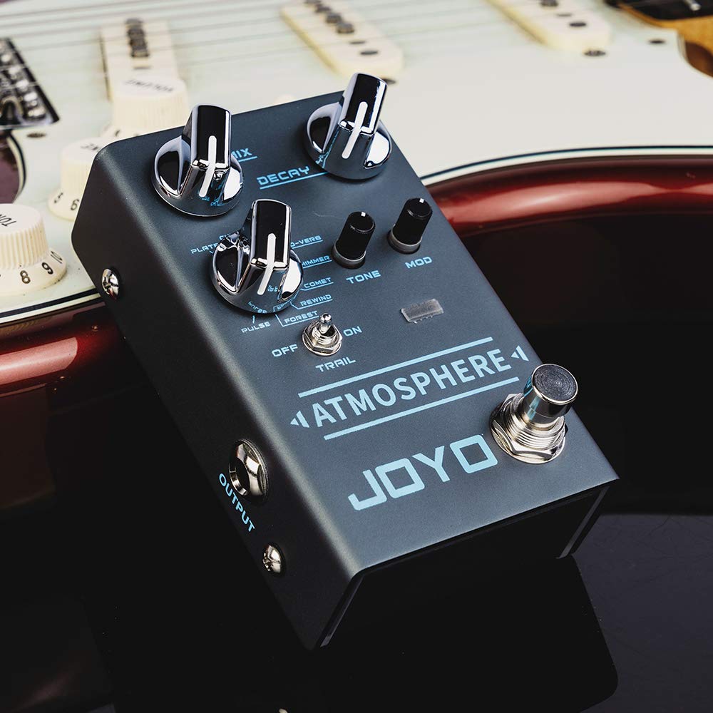 JOYO R-14 Atmosphere Reverb Pedal Bundle with JP-03 DC 9V 2A Pedal Power Supply