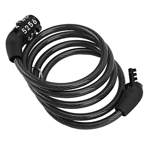 LAIONTY Bike Combination Lock 4 Digit Steel Cable Combination Locks Bike Cycling Accessory