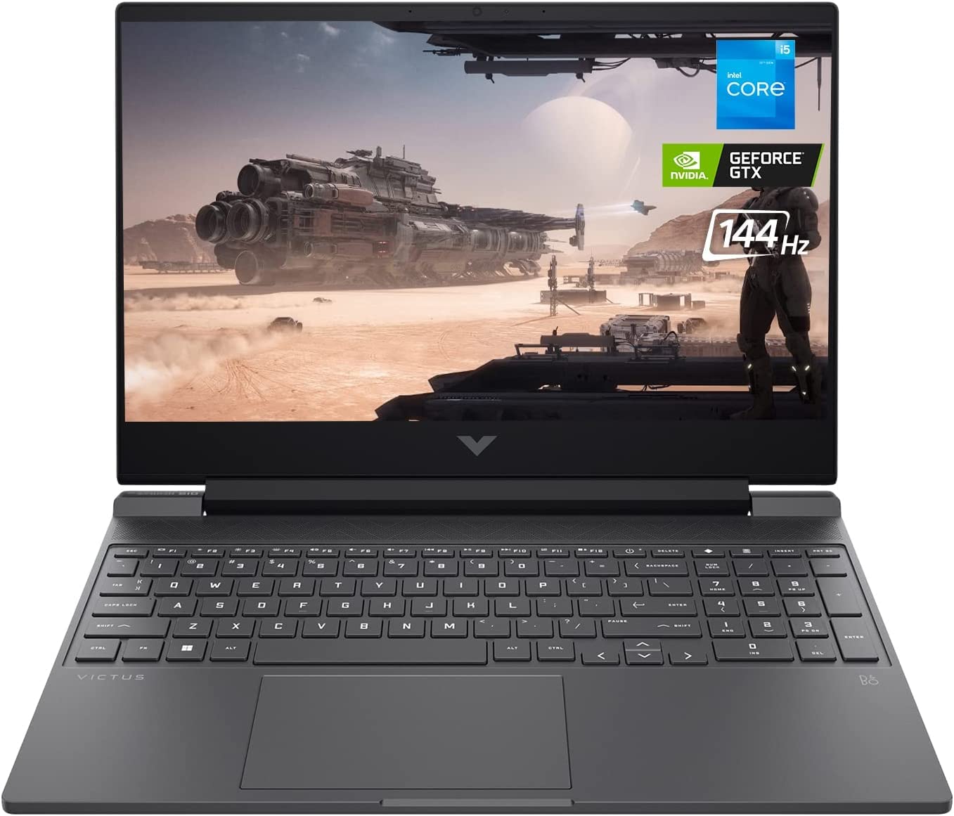 HP Newest Victus 15.6" FHD 144 Hz Gaming Laptop, Intel Core i5-12450H Processor, NVIDIA GeForce GTX 1650, 32GB RAM, 1TB SSD, HDMI, SD Card Reader, Backlit Keyboard, WiFi 6, Win11, TGC Accessories