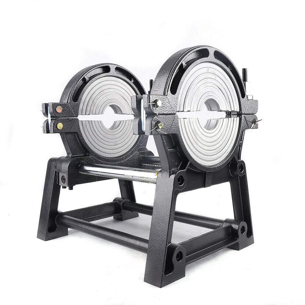 Lidhujnk 110V 2 Clamps Manual Pipe Fusion Welder PE HDPE PB PVC Piping Welding Machine, Pipe Hot Melt Welder 63-200mm