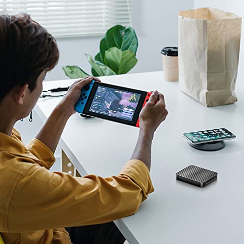 HEYSTOP Game Card Case Compatible with Nintendo Switch Games,12 Slots Storage Protective Box, Slim and Portable Protective Shell Switch Storage Bag with 4 Joy-Con Thumb Gaps, Black
