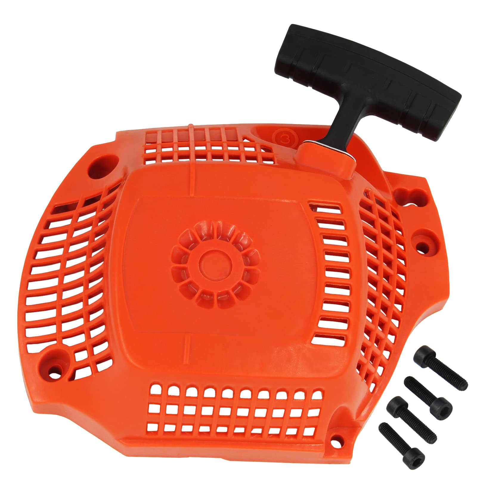 Kimsion Recoil Starter Assembly 504597002 for Husqvarna 135 140 435 440 435E 440E Chainsaw Pull Start Assembly, Replaces 504 59 70-02