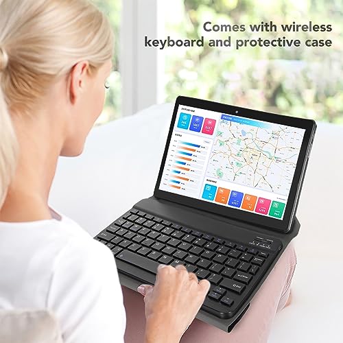 HEEPDD 2 in 1 Tablet, Octa Core Gaming Tablet US Plug Dual Camera for Travel (#1)