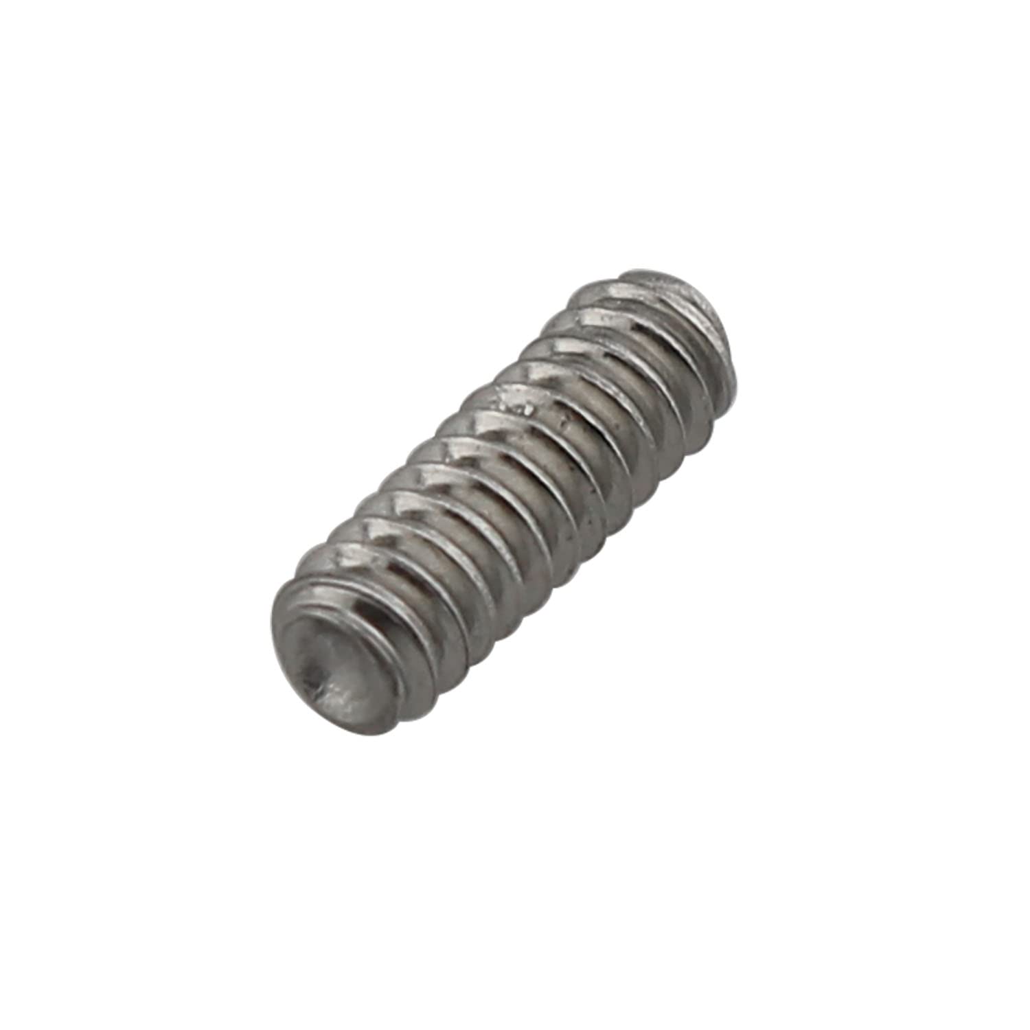MEETOOT 25pcs Hexagonal Screws with Hex Key Wrench 4-40 x 5/16" Stainless Steel Headless Screw Flat Tip Screws Grub Screws