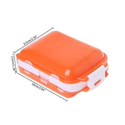MEFESE Small Fishing Tool Box Outdoors 3-Tray Tackle Box Portable Tackle Organizer for Fishing Accessories Mini Toolbox