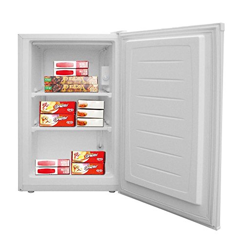 Magic Chef Mini Freezer, Compact Freezer for Extra Freezer Space, Small Freezer for Office, Apartment, or Dorm, 3.0 Cubic Feet, White