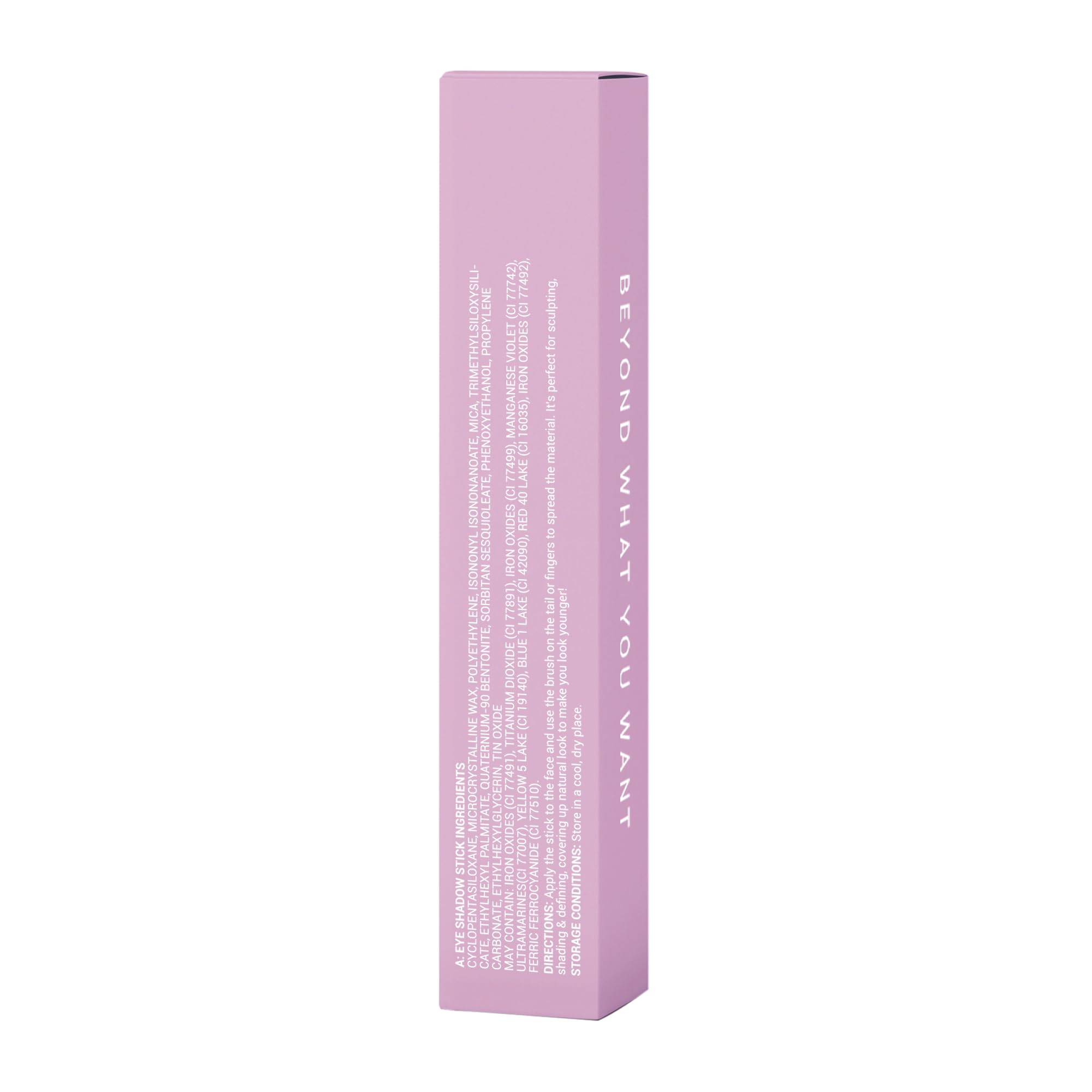 LUXAZA Eye Shadow Stick, Cream Single Makeup with Blending Brush, Eye Brightener Stick, Highlighter Stick, Eyeliner, Smooth Metallic #74 Cloud Pink Pearl