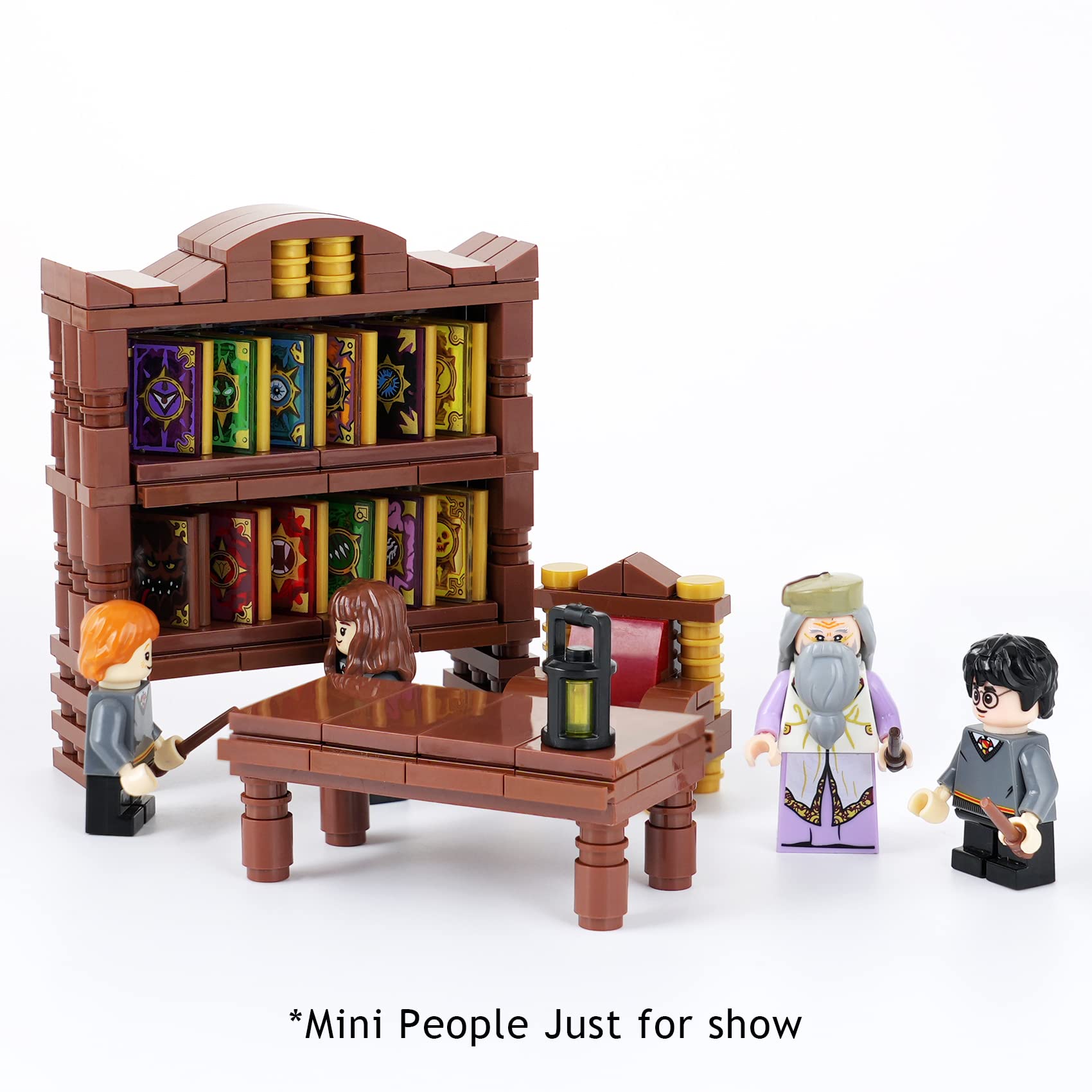 MOOXI-MOC 229Pcs Magic Office Set,Creative Building Blocks Toy Kit,Suitable for MOC Magic Scene Building Toys for Boys Girls
