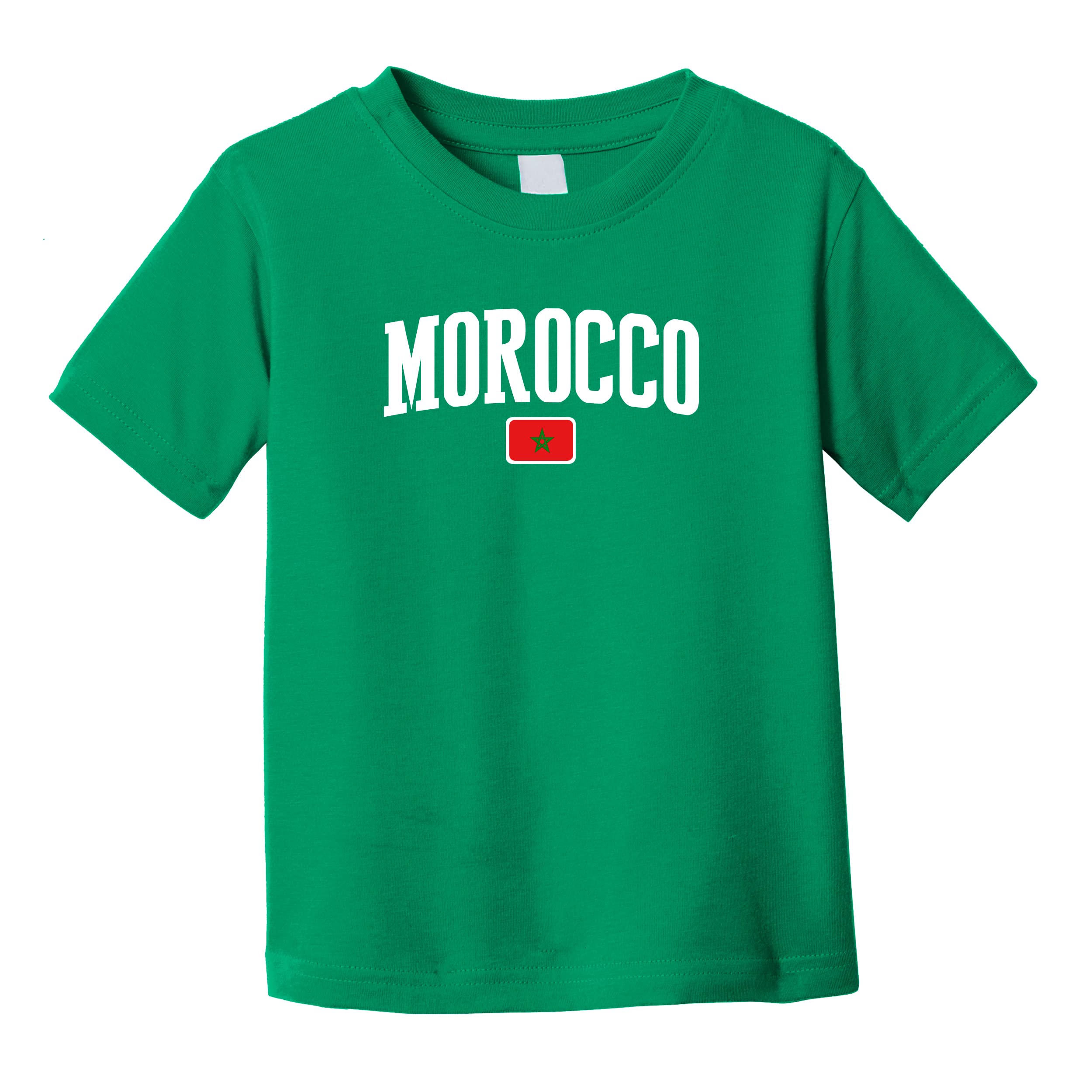 Morocco toddler soccer T-shirt national team for world cup 2022 boys girls kids Moroccan