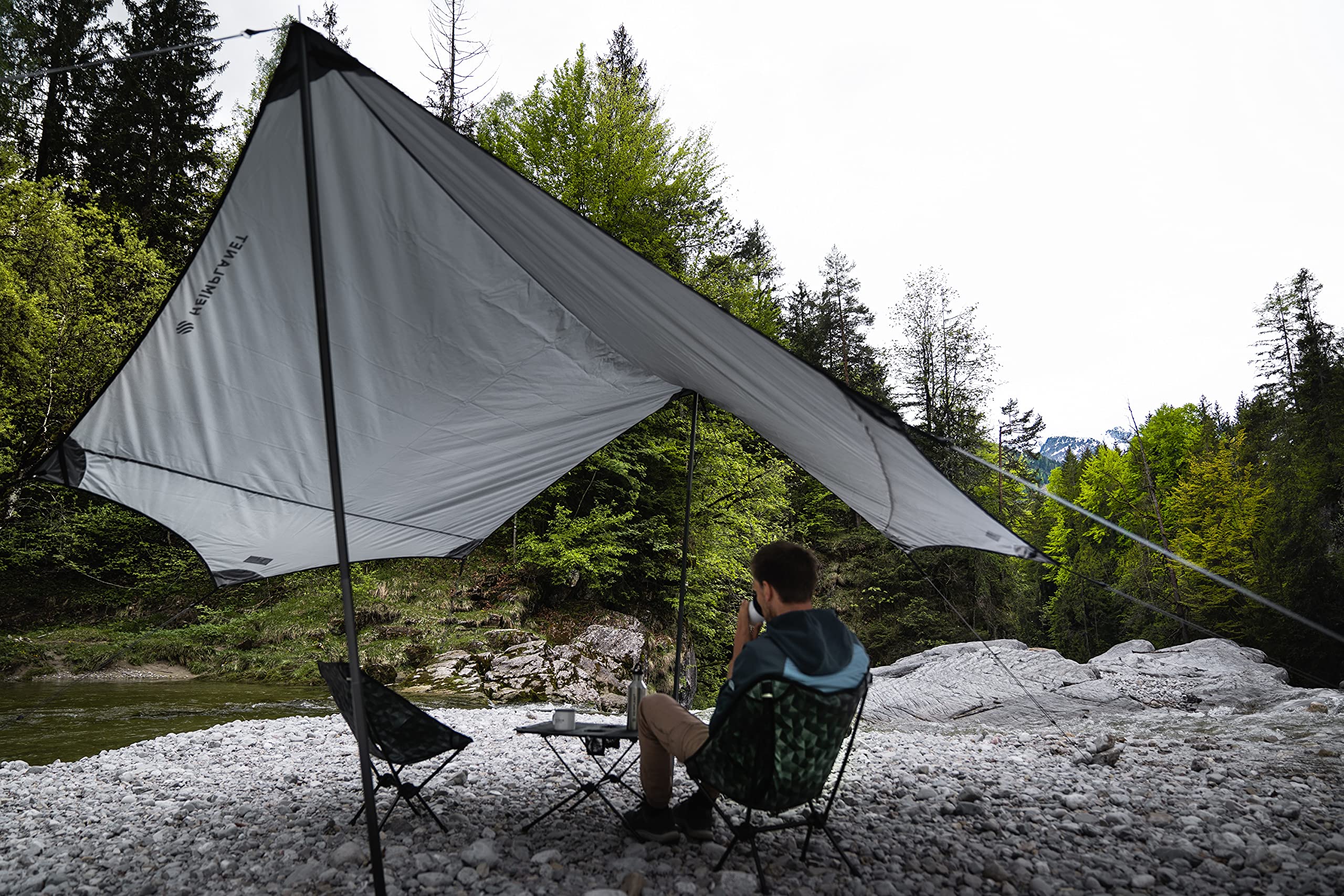 HEIMPLANET Original | Dawn Tarp XL | Waterproof Tent Tarp with 5000 mm Water Column | Supports 1% for The Planet (Cairo Camo)