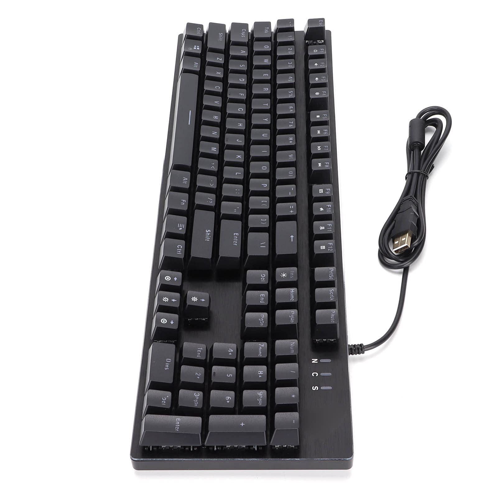 Pomya YYOYY 104 Keys Mechanical Gaming Keyboard, Durable WearResistant Ergonomic Design Wired Keyboard Computer Accessory Suitable for Win XP 7 8 10 System