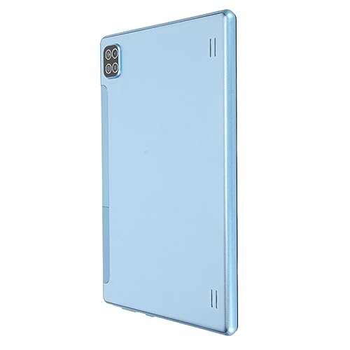 HEEPDD Smart Tablet, 8800mAh 8+20MP 4GLTE 6GB+128GB Storage 1920X1200 Resolution GPS Tablet with Charging Cable for Recreational Reading (Blue)