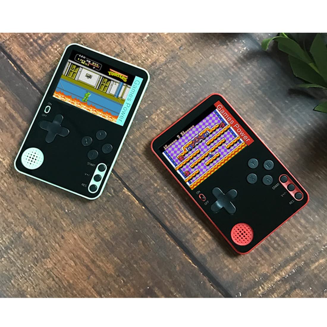 MACIMO 500 Games Mini Portable Retro Video Console Handheld Game Advance Players Boy 8 Bit Built-in Gameboy 2.4 Inch Screen(B)