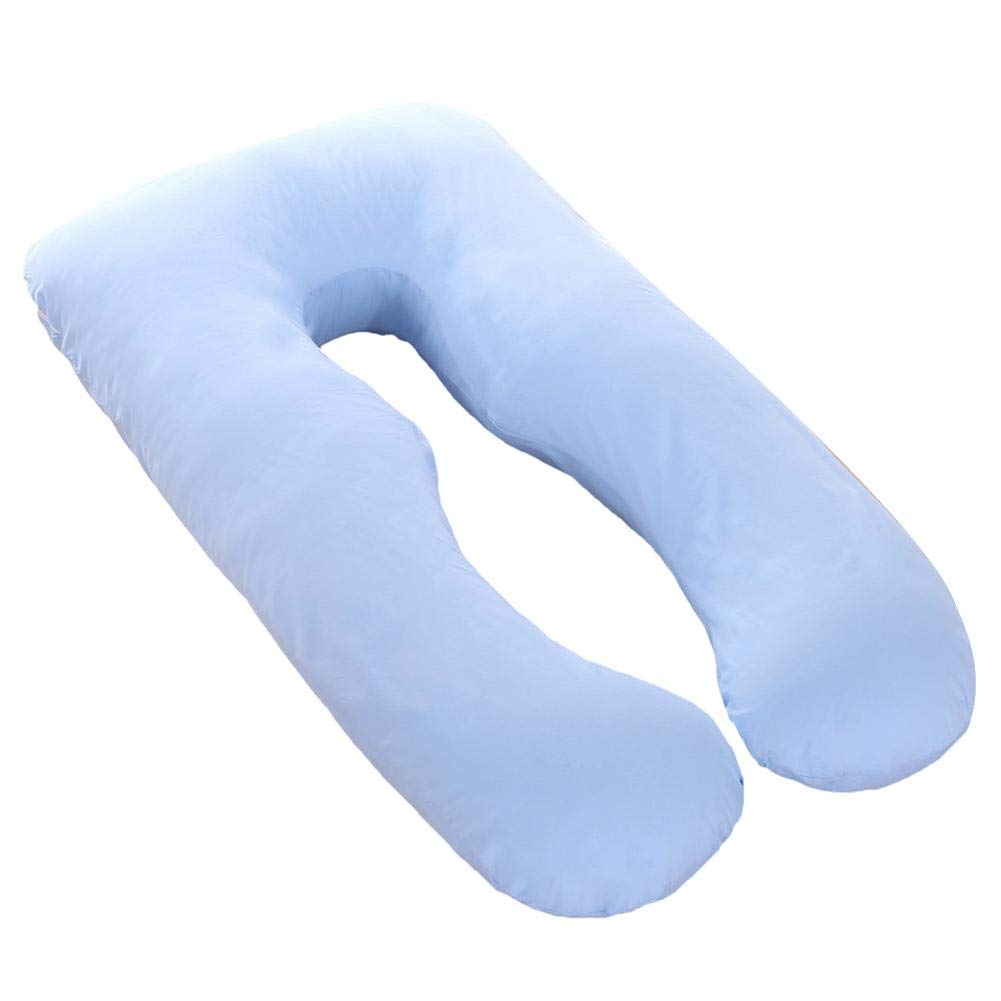 HEYJUDY Maternal Cushion Cover U-Shaped Support Pillow 80160CM Multi-Functional Side Sleeping Cotton Pillowcase