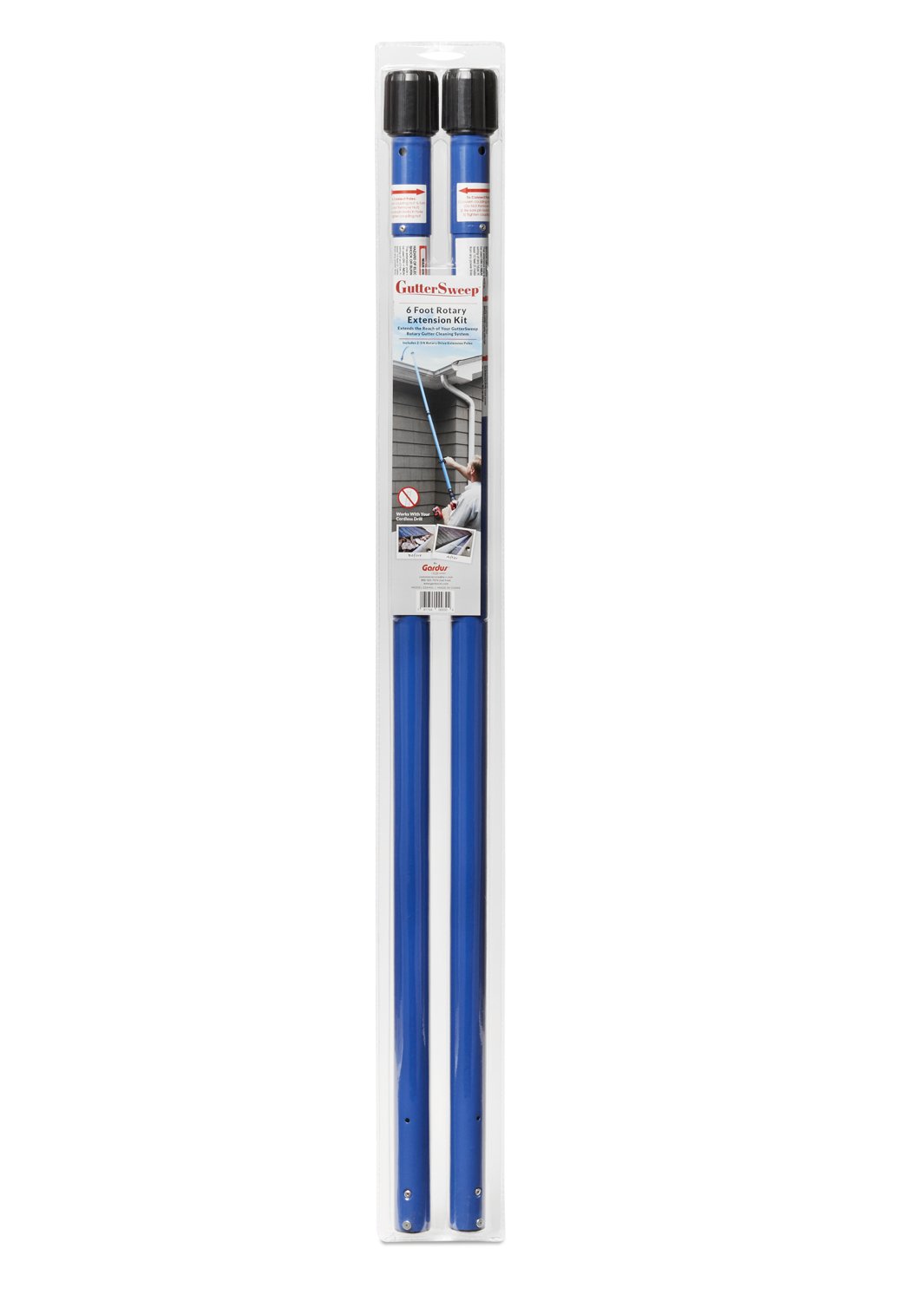 Gardus GSX906 6' Extension Kit for GutterSweep GS900 Gutter Cleaning System