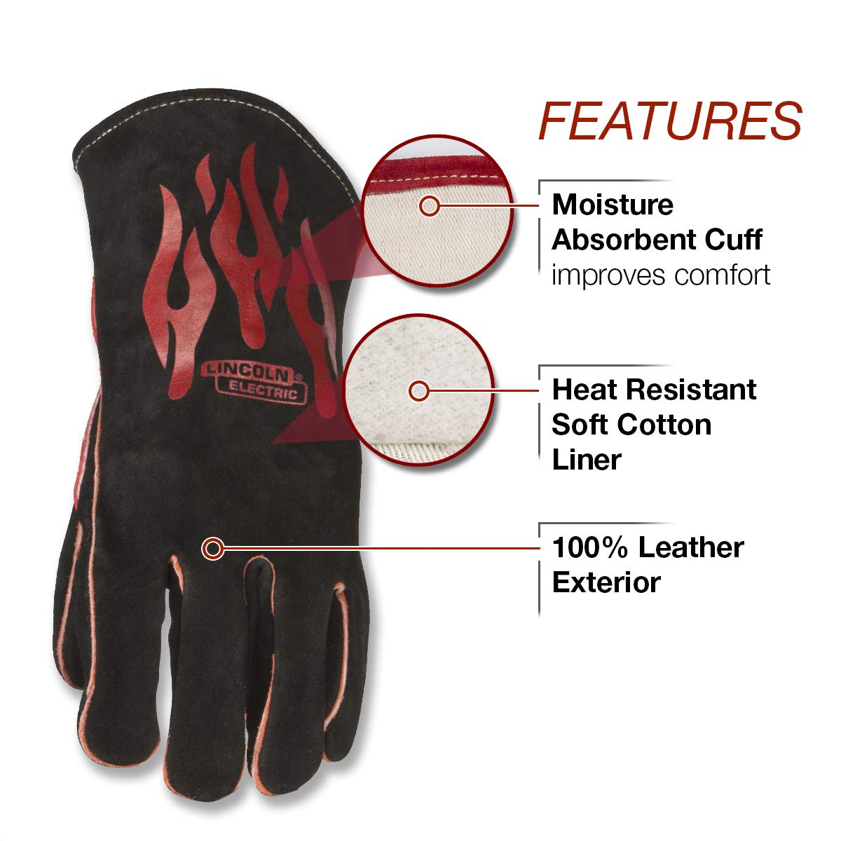 Lincoln Electric FC90 Flux Core Wire Feed Welder + Traditional MIG/Stick Welding Gloves