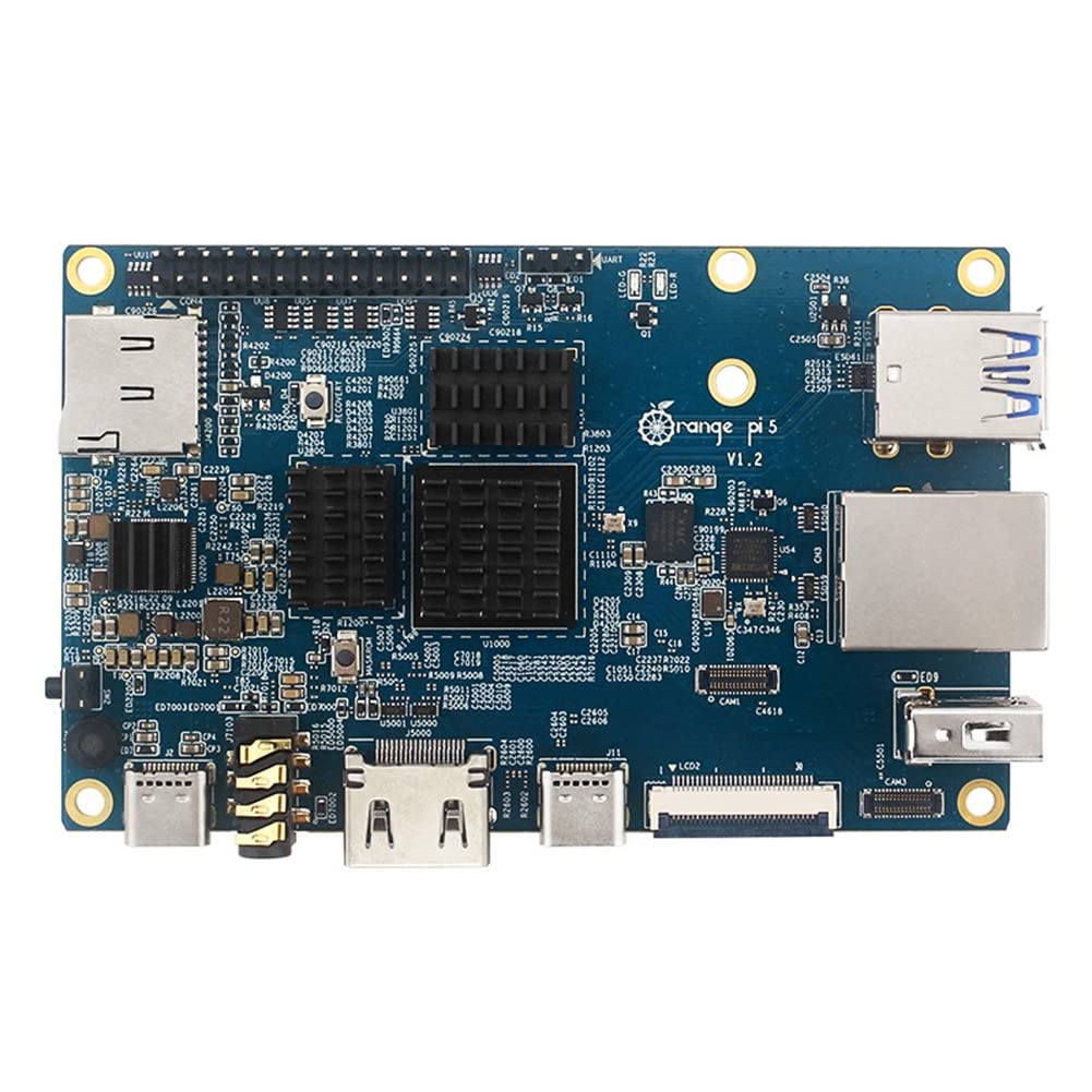 MAKIVI 1 Set for 5 Development Board Programming Motherboard RK3588S 8 Core 64 Bit with Heat Sink 4GB Memory