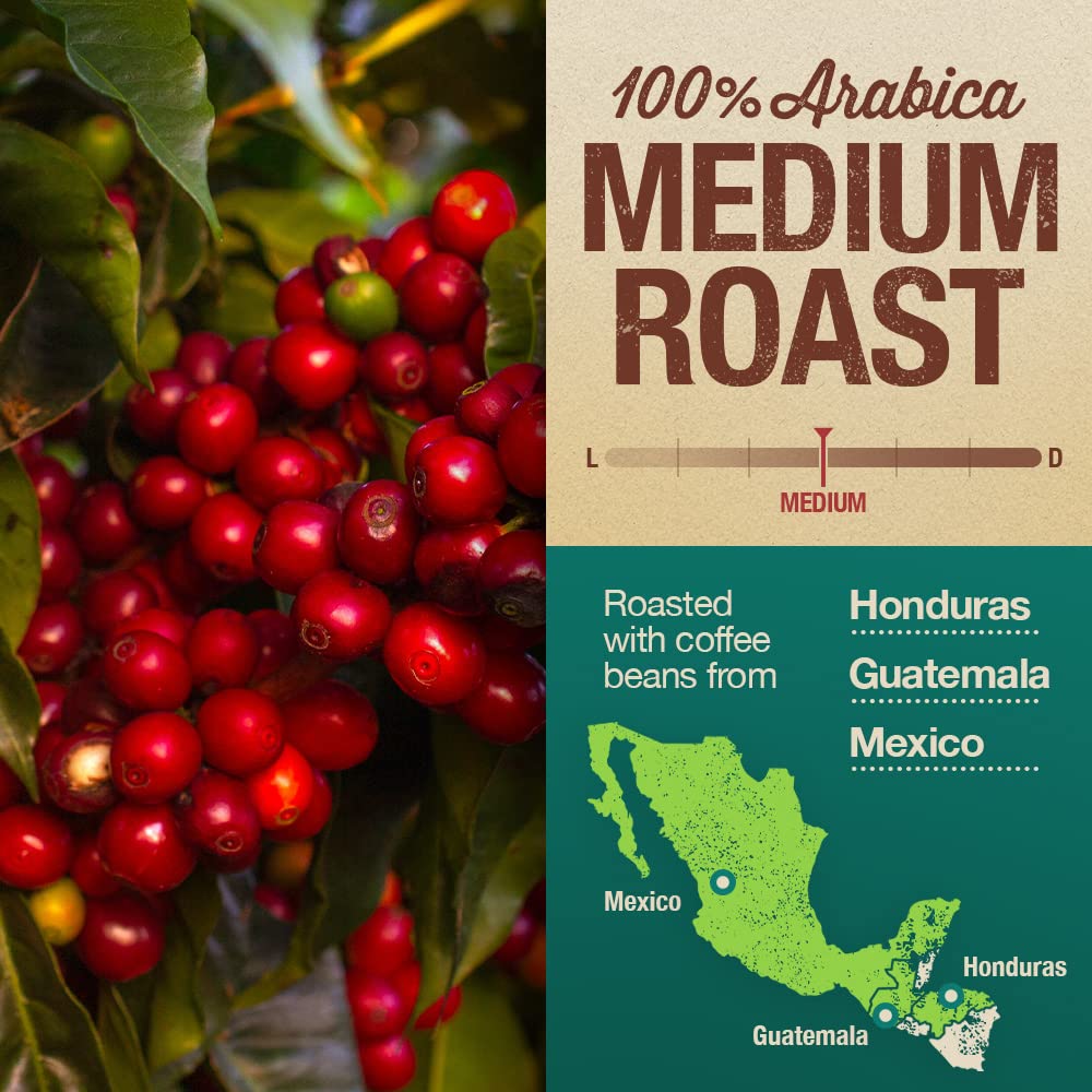 Mayorga Medium Roast Whole Bean Coffee, 2 lb bag - Mayan Blend Organic Coffee Roast - Direct Trade, Specialty Grade, Non-GMO 100% Arabica Coffee Beans