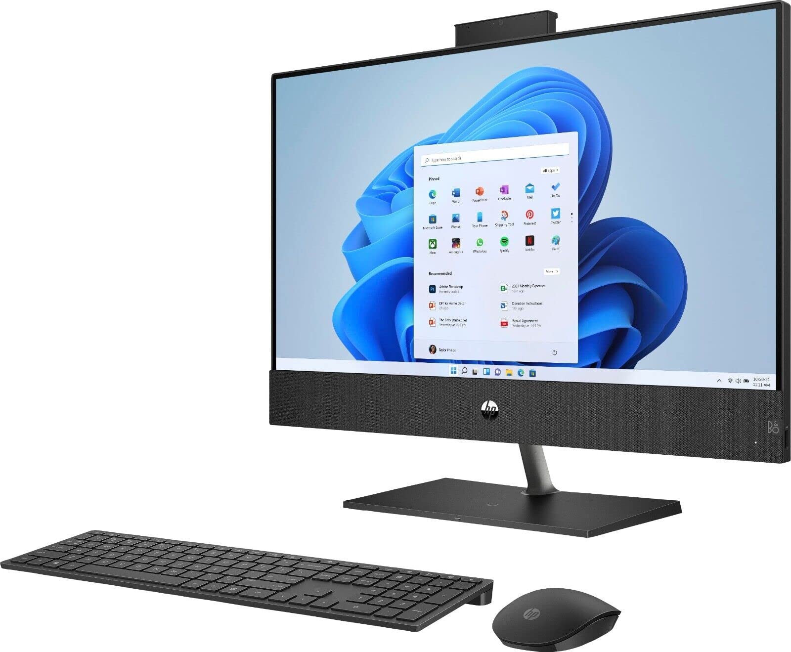 HP Pavilion 27" Full HD Touchscreen All-in-One Desktop Computer - 12th Gen Intel Core i7-12700K 12-Core up to 5.00 GHz Processor, 32GB DDR4 RAM, 1TB NVMe SSD, Intel UHD Graphics 770, Windows 11 Home