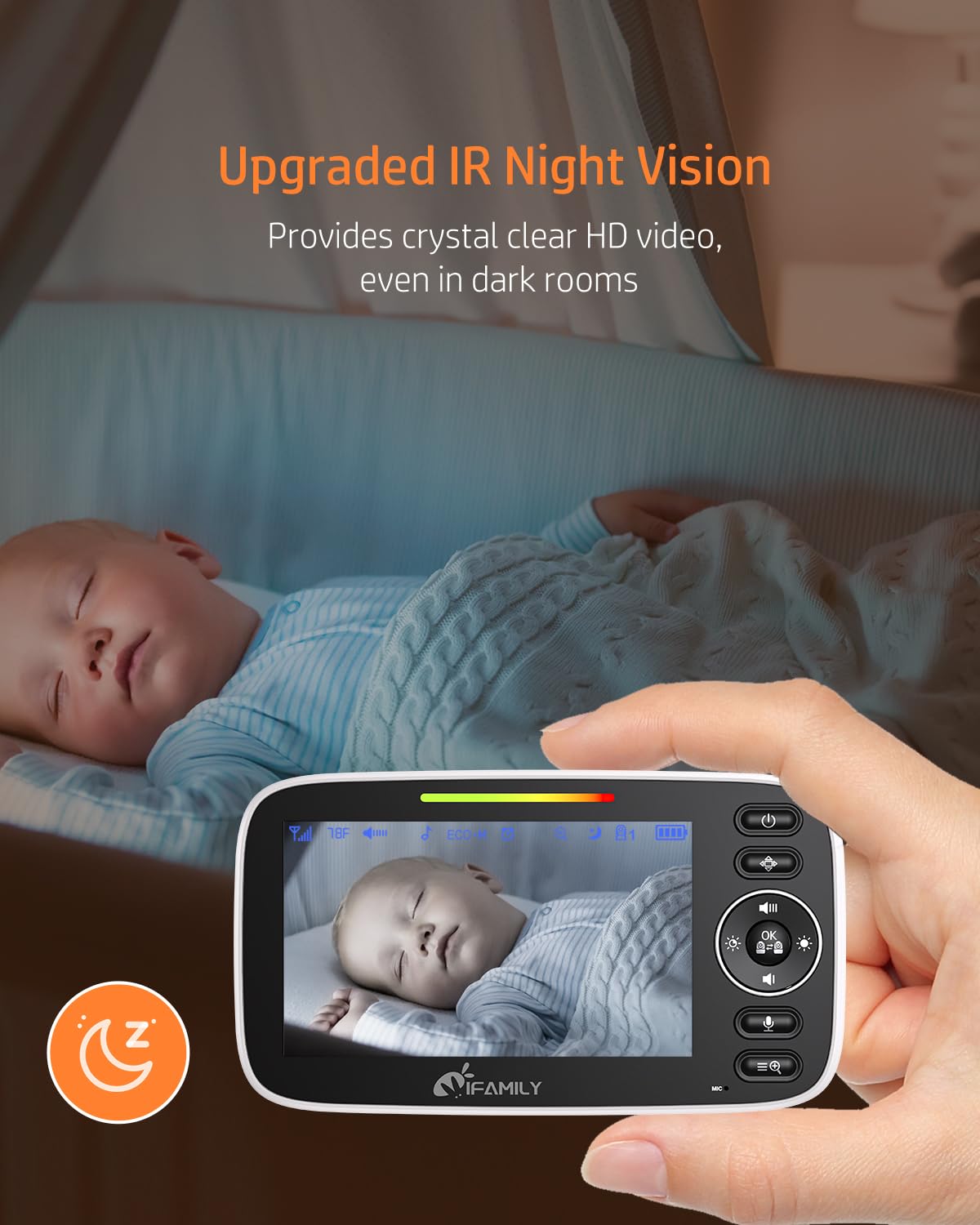 iFamily Split Screen Baby Monitor