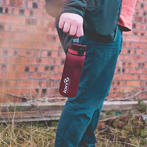 Ion8 Tour Leak Proof BPA Free Cycling Water Bottle, 750ml (24 oz), Frosted Chilli Red