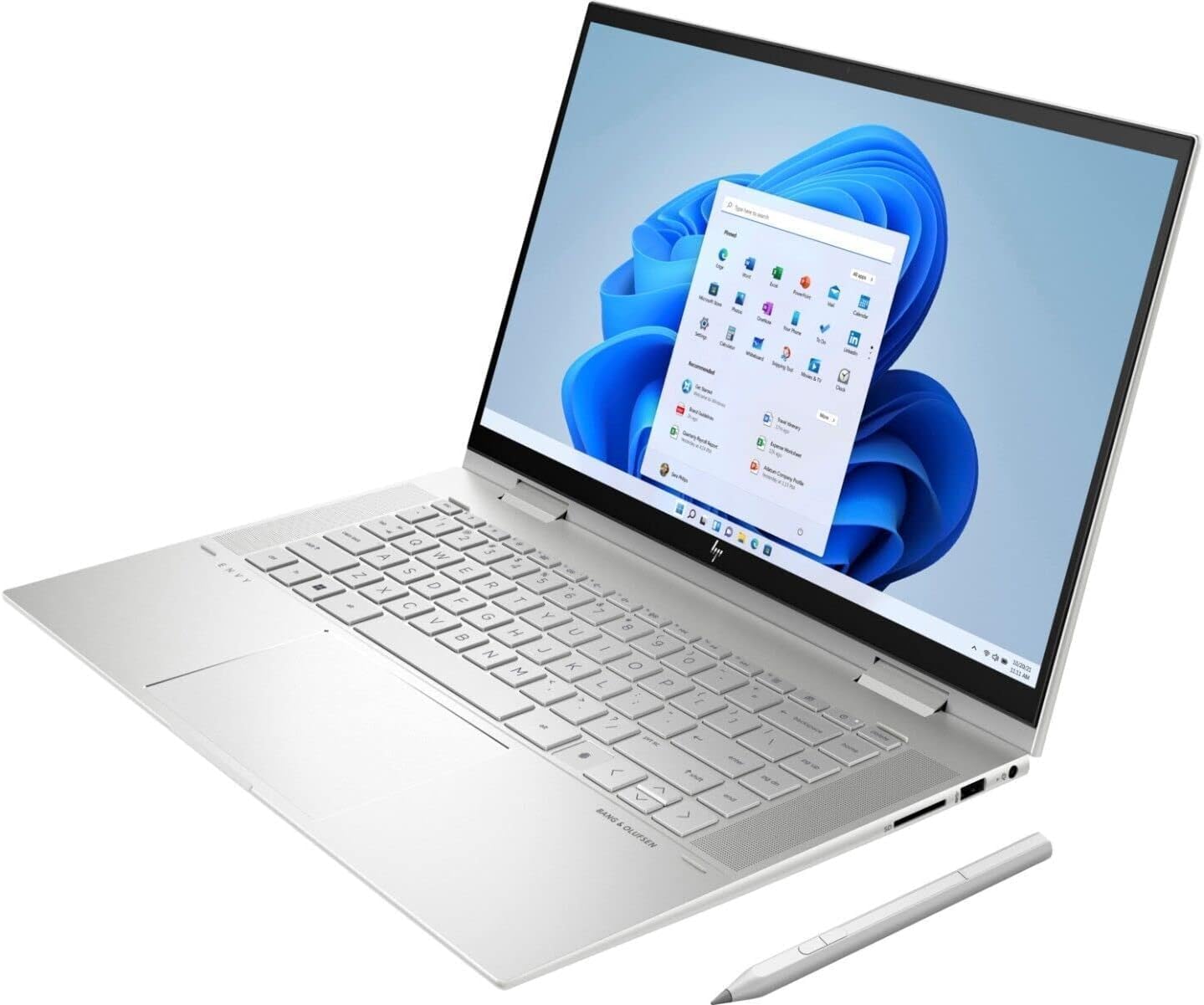 HP Envy x360 15.6" FHD Touchscreen 2-in-1 Laptop - 12th Gen Intel Core i7-1260P 12-Core up to 4.7 GHz, 32GB RAM, 1TB NVMe SSD, Intel Iris Xe Graphics, Audio by Bang & Olufsen, Pen, Windows 11 Pro