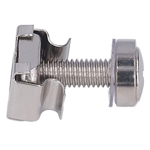 M5x20 Cage Screw, M5 Cage Nut Kit Plated Square Hole Multi Uses Rack Mount 50 Sets for Yacht for Marine for RV