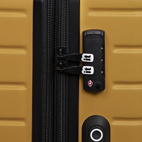 it luggage Intervolve 32" Hardside Checked 8 Wheel Expandable Spinner, Old Gold