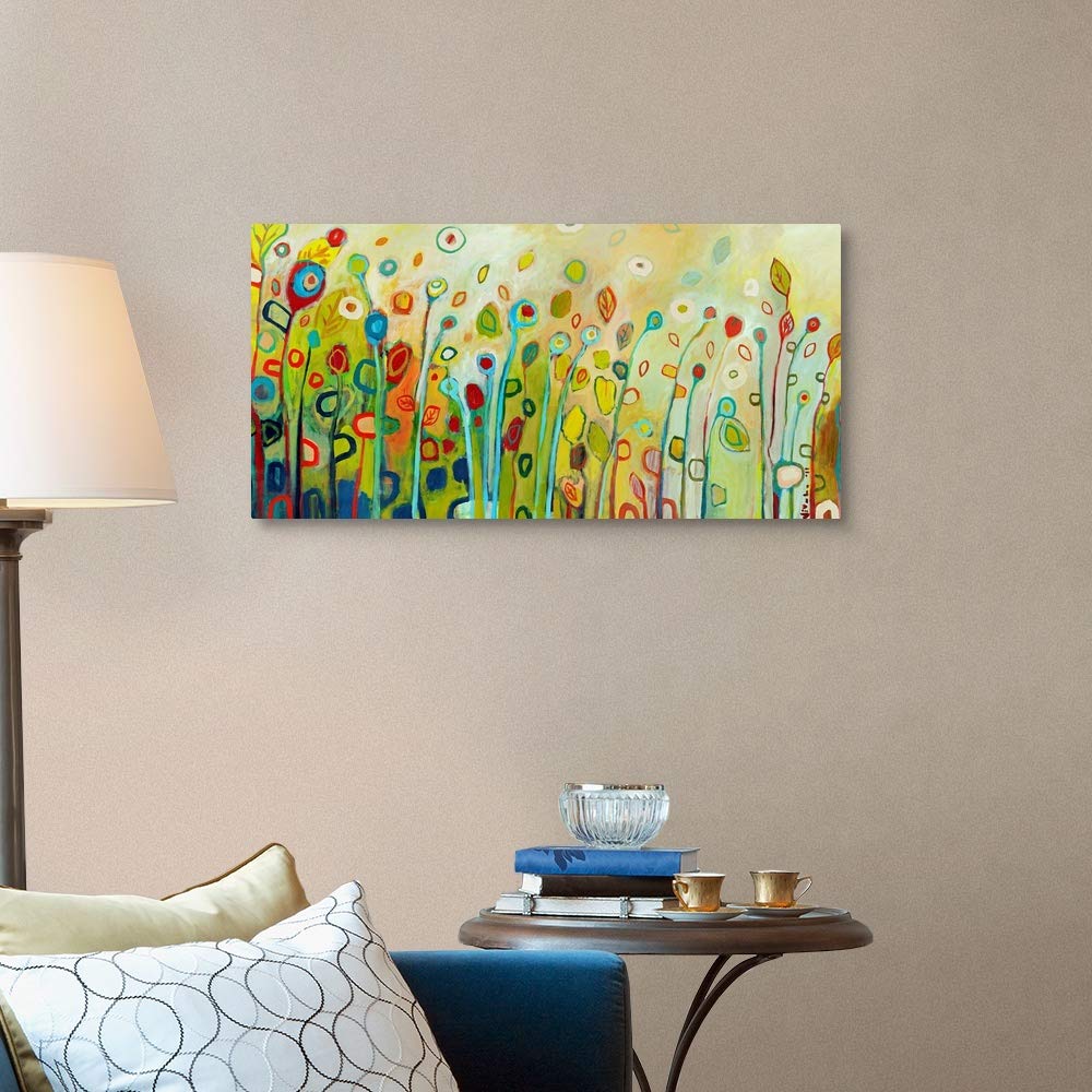 GREATBIGCANVAS Within Canvas Wall Art Print, Floral Home Decor Artwork, 36"x18"x1.5"