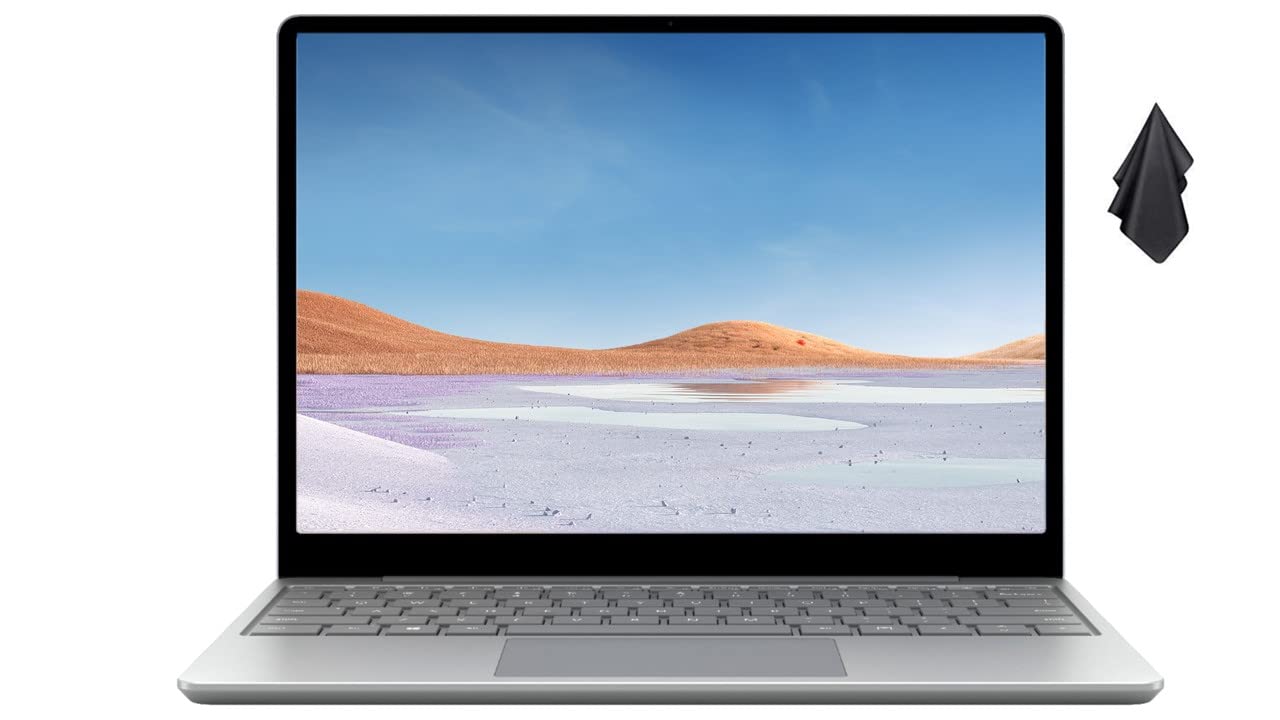 Microsoft 2022 Surface Laptop Go 12.4" Touchscreen, Intel Core i5-1035G1 Processor, Up to 13Hr Battery Life, WiFi, Webcam, Windows 11 Pro, Platinum Silver (4GB RAM | 512GB SSD)