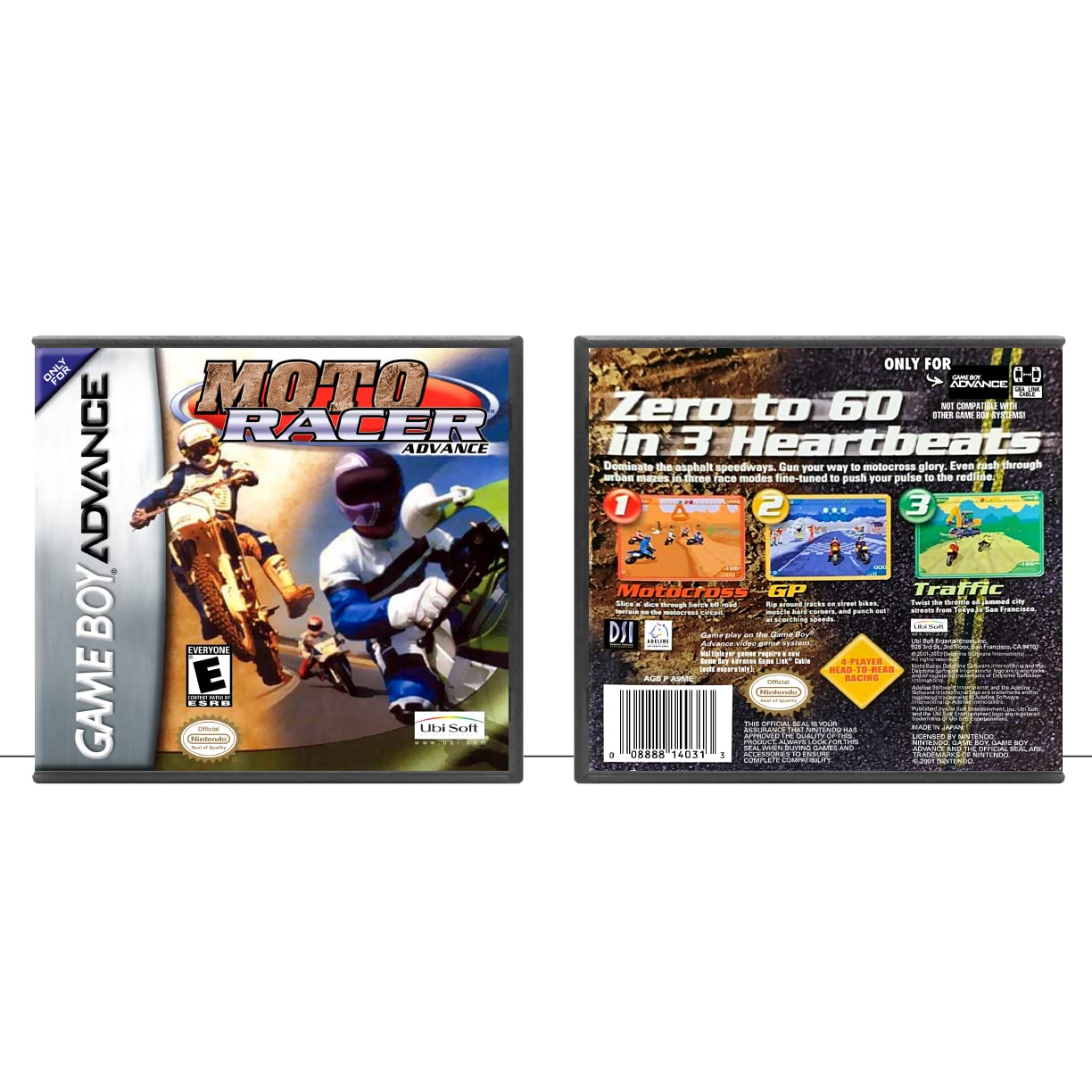 Moto Racer Advance | (GBA) Game Boy Advance - Game Case Only - No Game