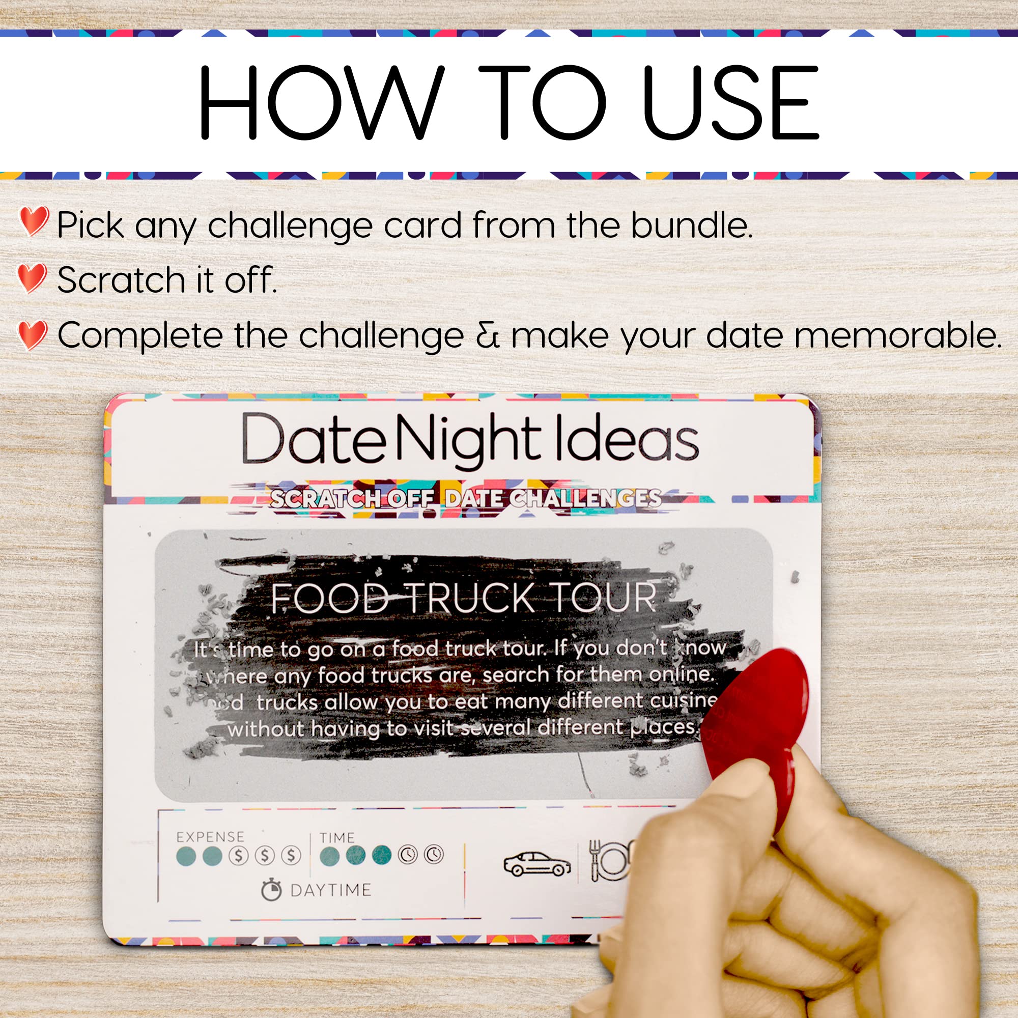 Meta Vibe Date Night Ideas for Couples - Adventure Together and Ignite Romance with Unique Date Plans - Fun Game for Anniversaries - Valentines Box Kit with 45 Scratch-Off Cards