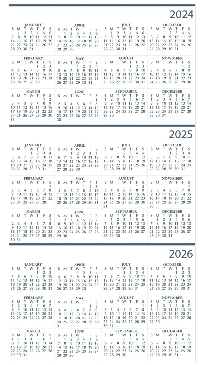 House of Doolittle 2024 Weekly Calendar Planner, Black, 5 x 8 Inches, January - December (HOD27802-24)