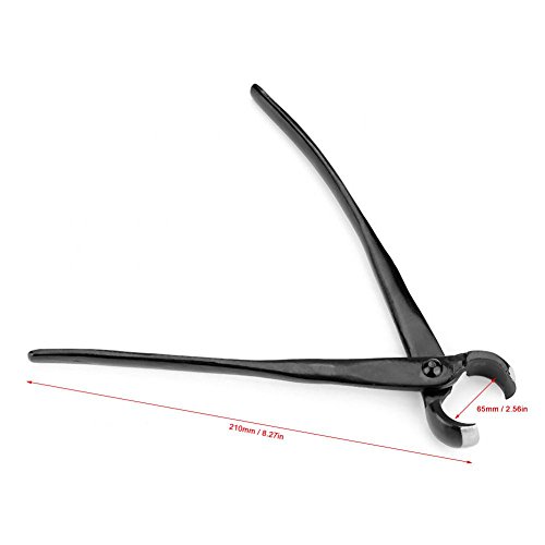 Professional Sharp Blade Round Concave Knob Branch Cutter Garden Bonsai Tools Hand Forged Knob Bonsai Cutter- Gardening Tools (210mm)