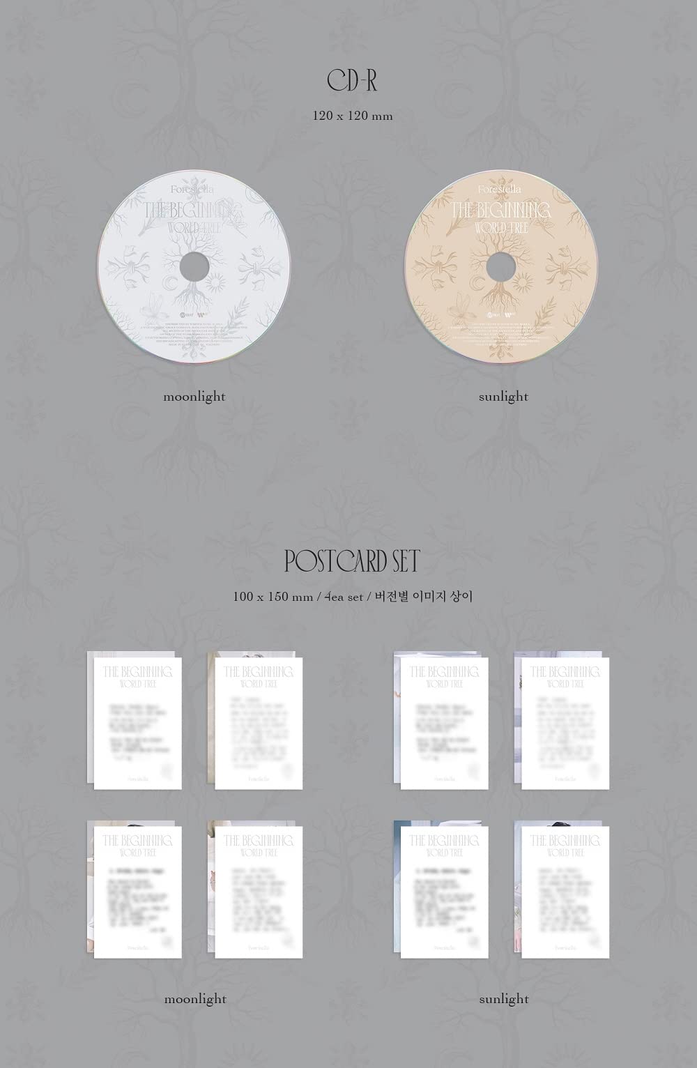 Kakao M FORESTELLA - The Beginning : World Tree CD (Moonlight ver.)